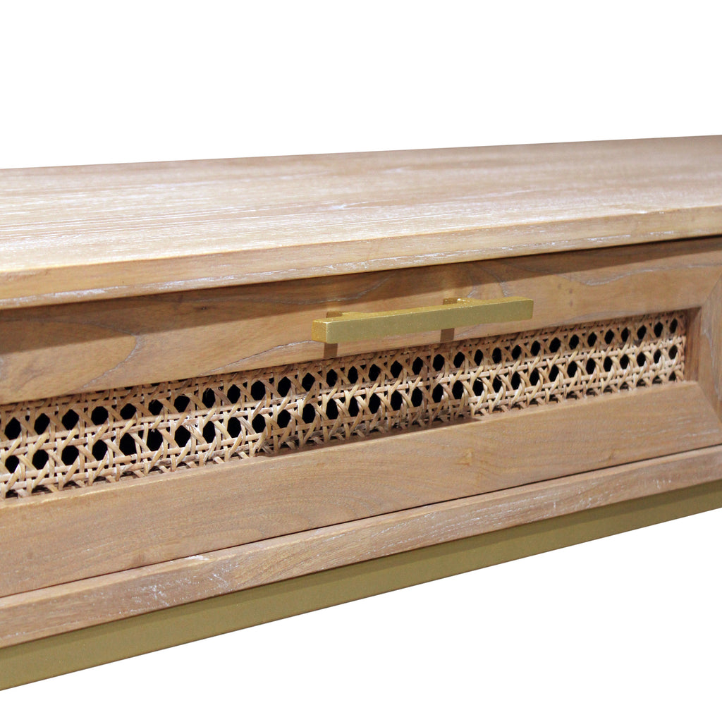 Mala timber and rattan console – Hudson Furniture