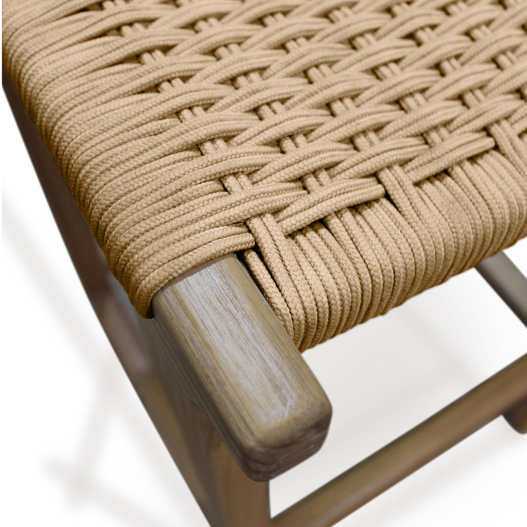 String weave timber stool – Hudson Furniture